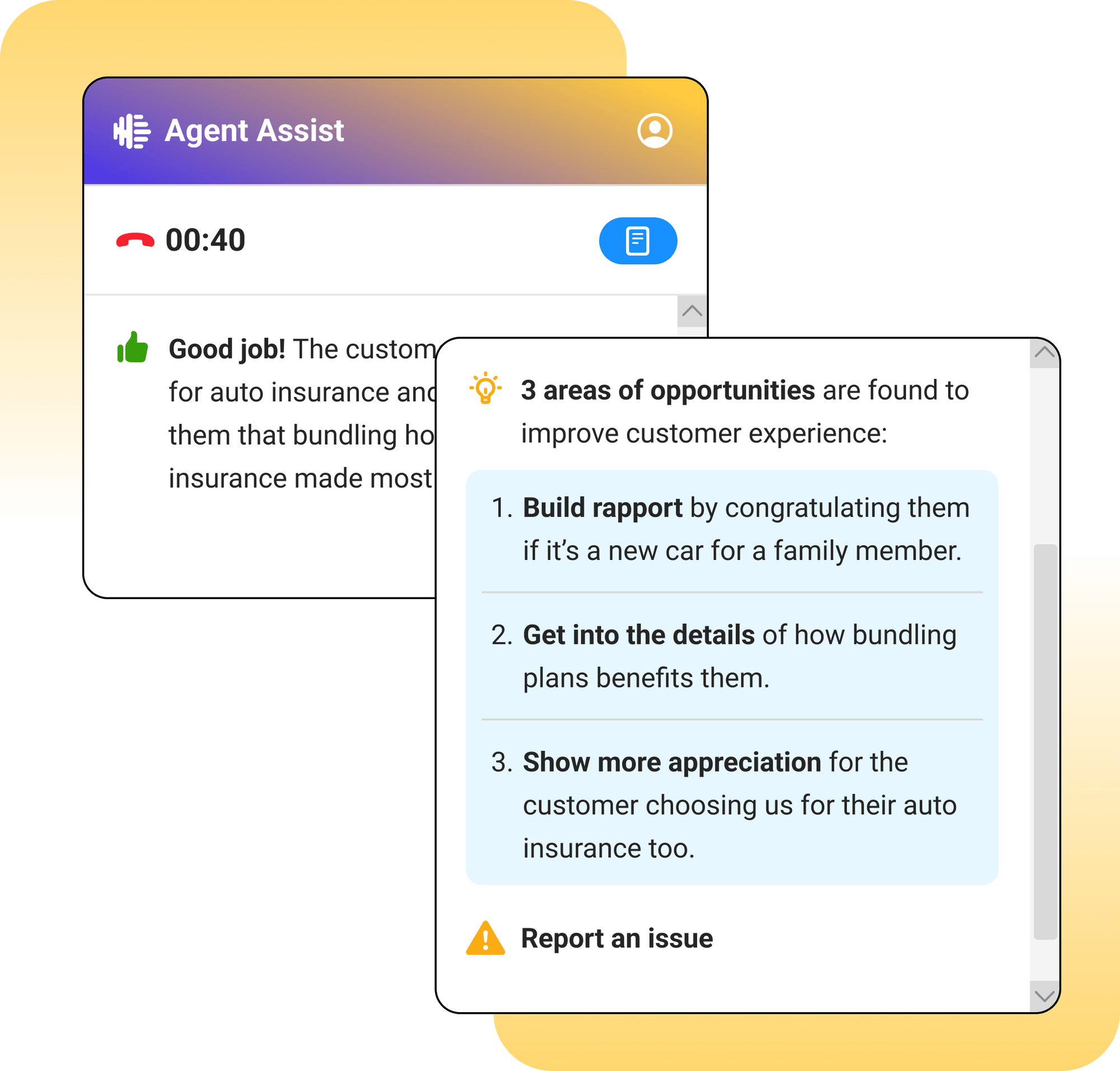 Real-Time Agent Assist | Observe.AI